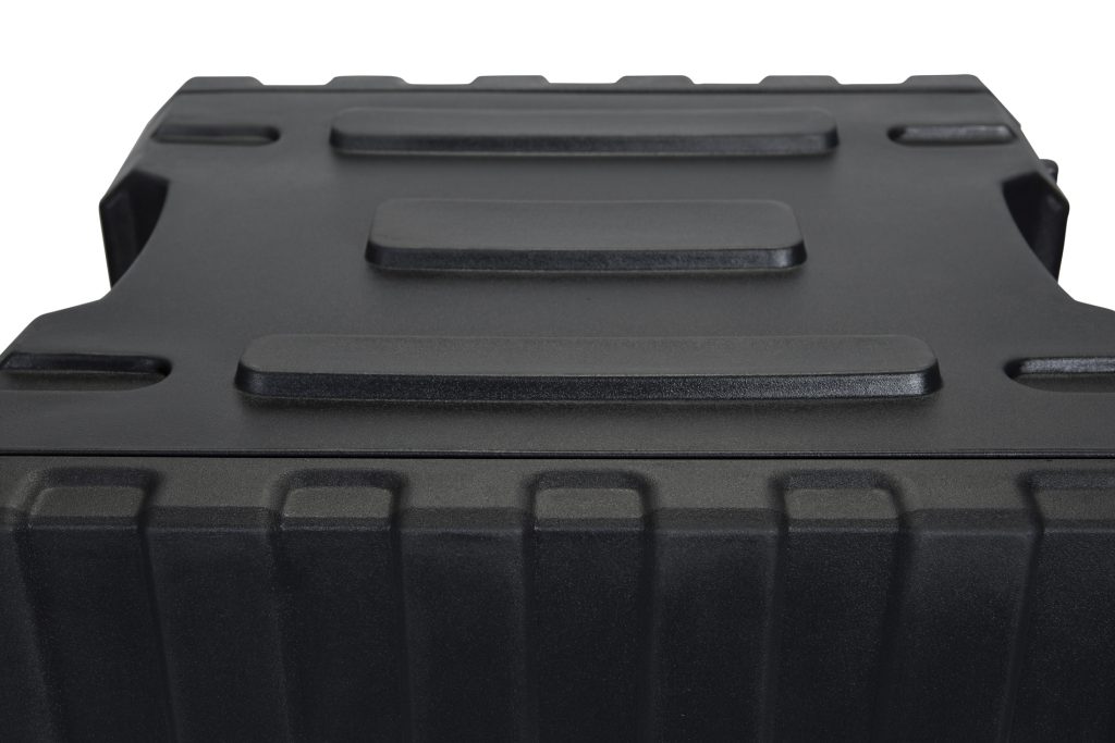 8U, 19" Deep Molded Audio Rack; w/ wheels - Gator Cases