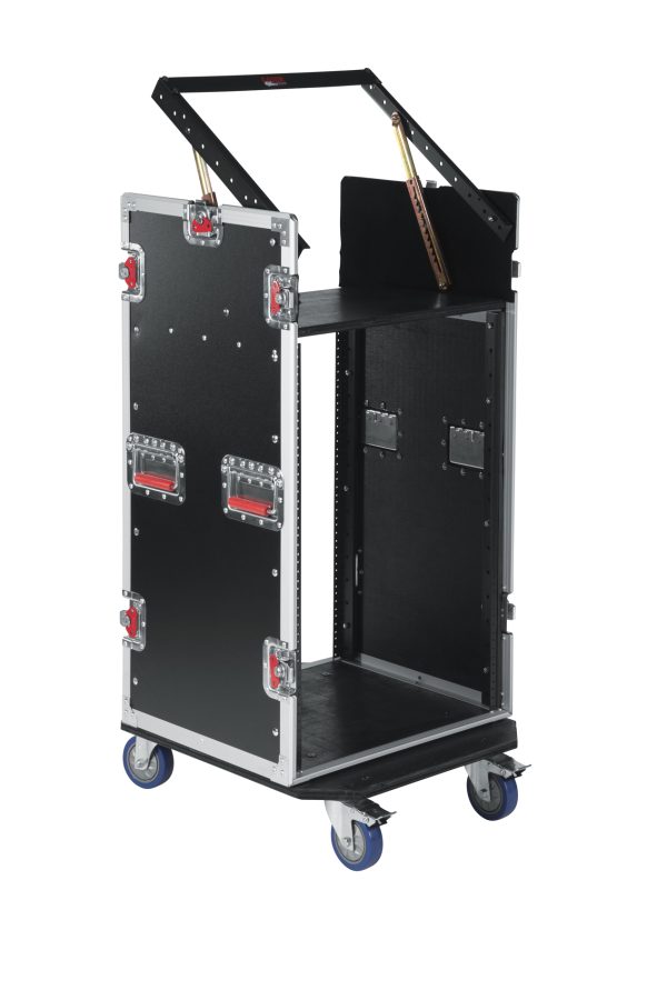 10U Top, 16U Side Audio Road Rack Case - Gator Cases