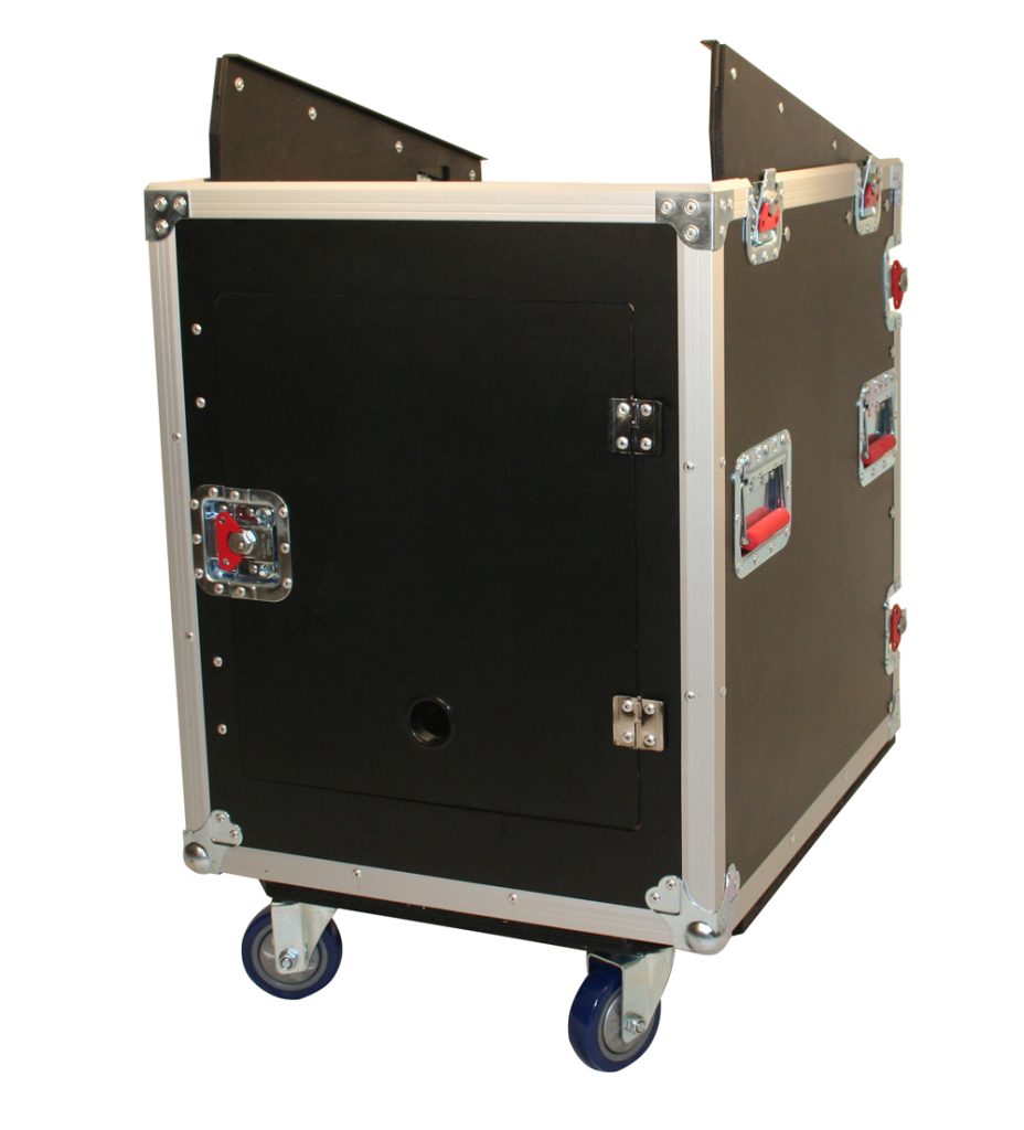 12U Top, 12U Side Audio Road Console Rack - Gator Cases