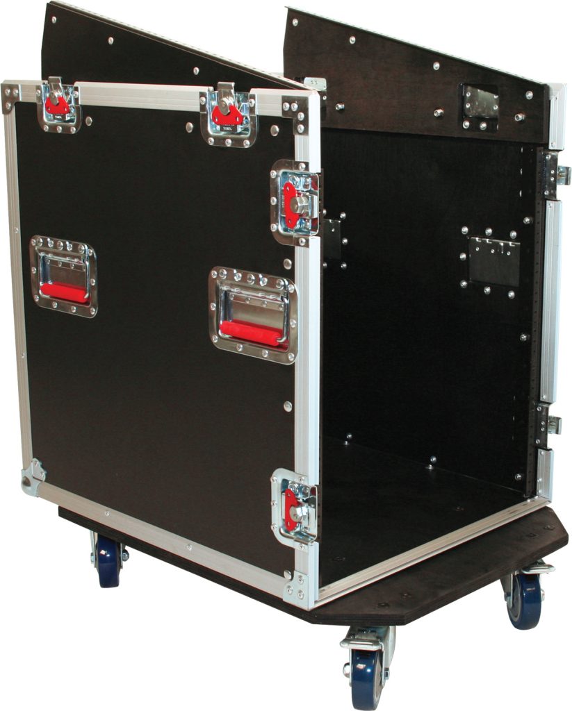 12U Top, 12U Side Audio Road Console Rack - Gator Cases