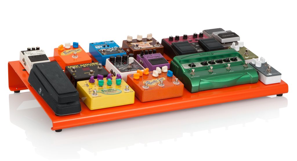 Orange Aluminum Pedal Board; XL w/ Carry Bag-GPB-XBAK-OR - Gator Cases