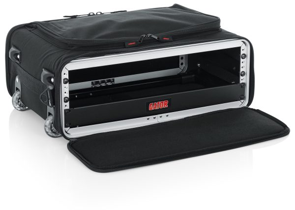 2U Lightweight rack bag w/ tow handle and wheels-GR-RACKBAG-2UW - Gator ...