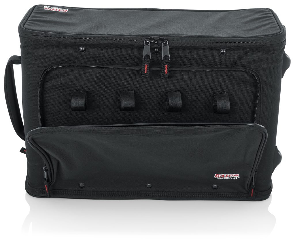 2U Lightweight rack bag w/ tow handle and wheels-GR-RACKBAG-2UW - Gator ...