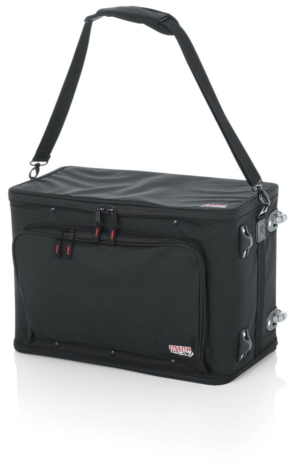 4U Lightweight rack bag w/ tow handle and wheels-GR-RACKBAG-4UW - Gator ...
