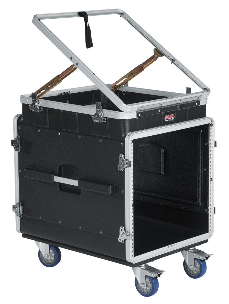 12U Top, 10U Side Console Audio Rack-GRC-12X10 PU - Gator Cases