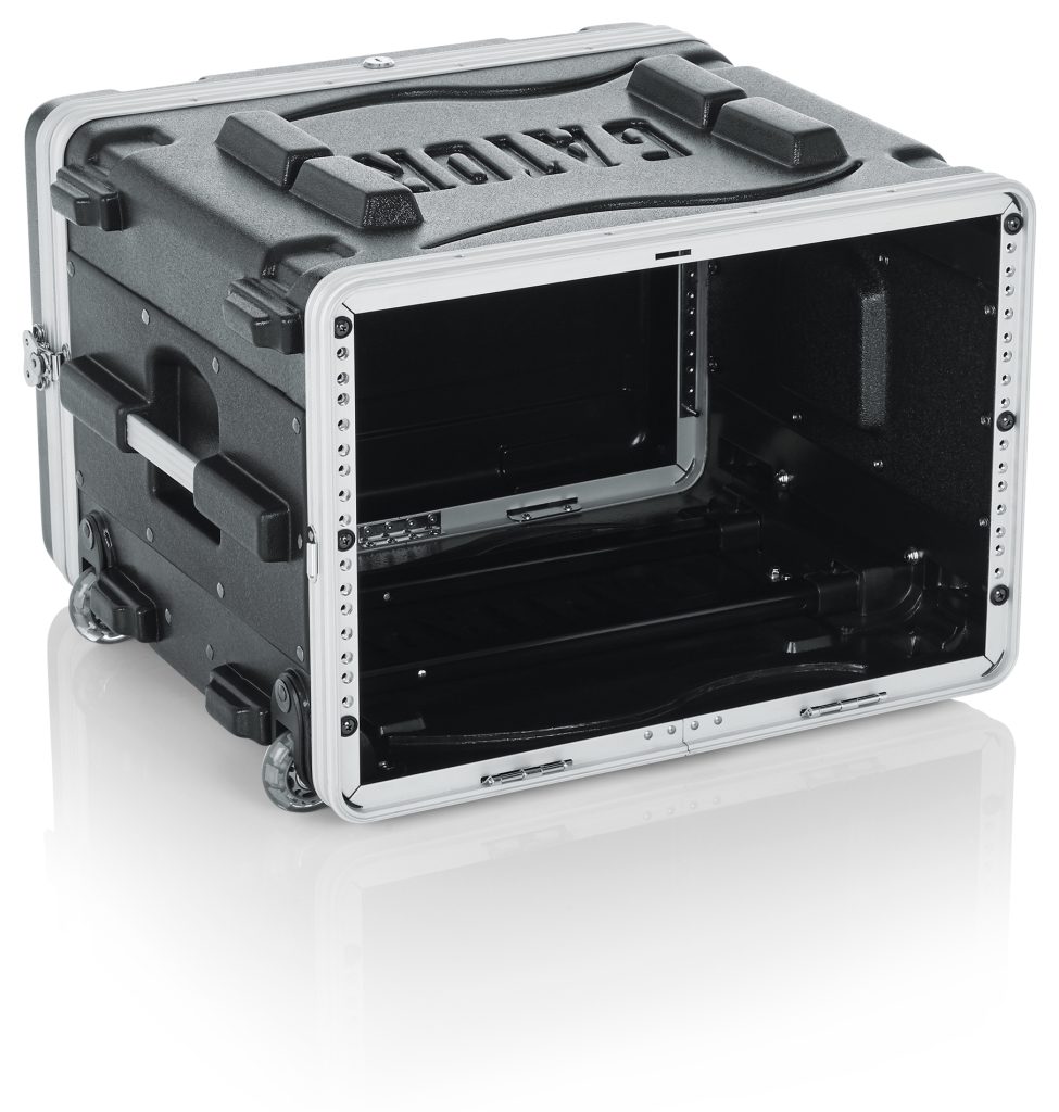 6U Audio Rack; Rolling-GRR-6L - Gator Cases