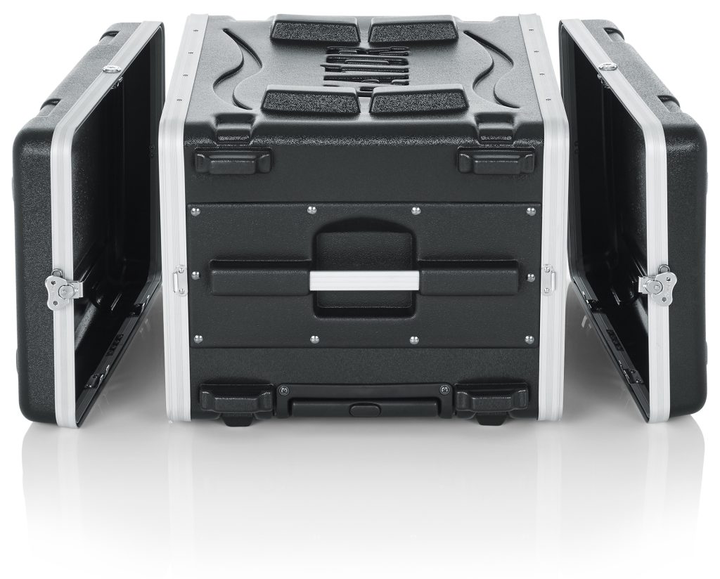 6U Audio Rack; Powered Rolling-GRR-6PL-US - Gator Cases