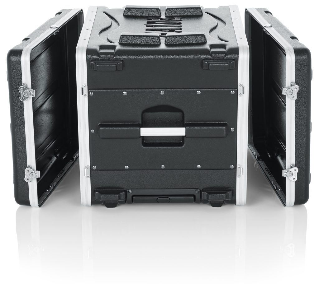 8U Audio Rack; Powered Rolling-GRR-8PL-US - Gator Cases