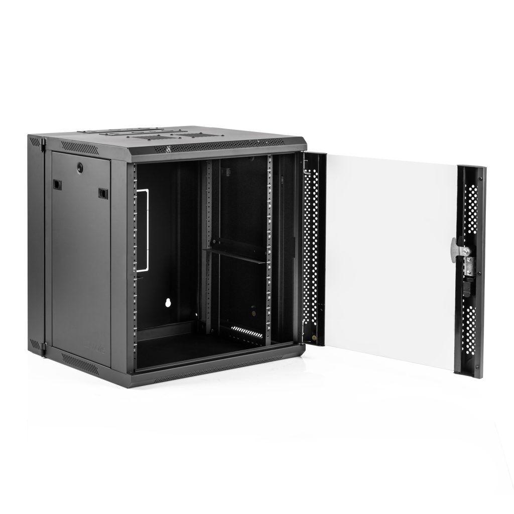 12U, 21" Deep Sectional Wall Rack, Glass Door-GRW2012509 - Gator Cases