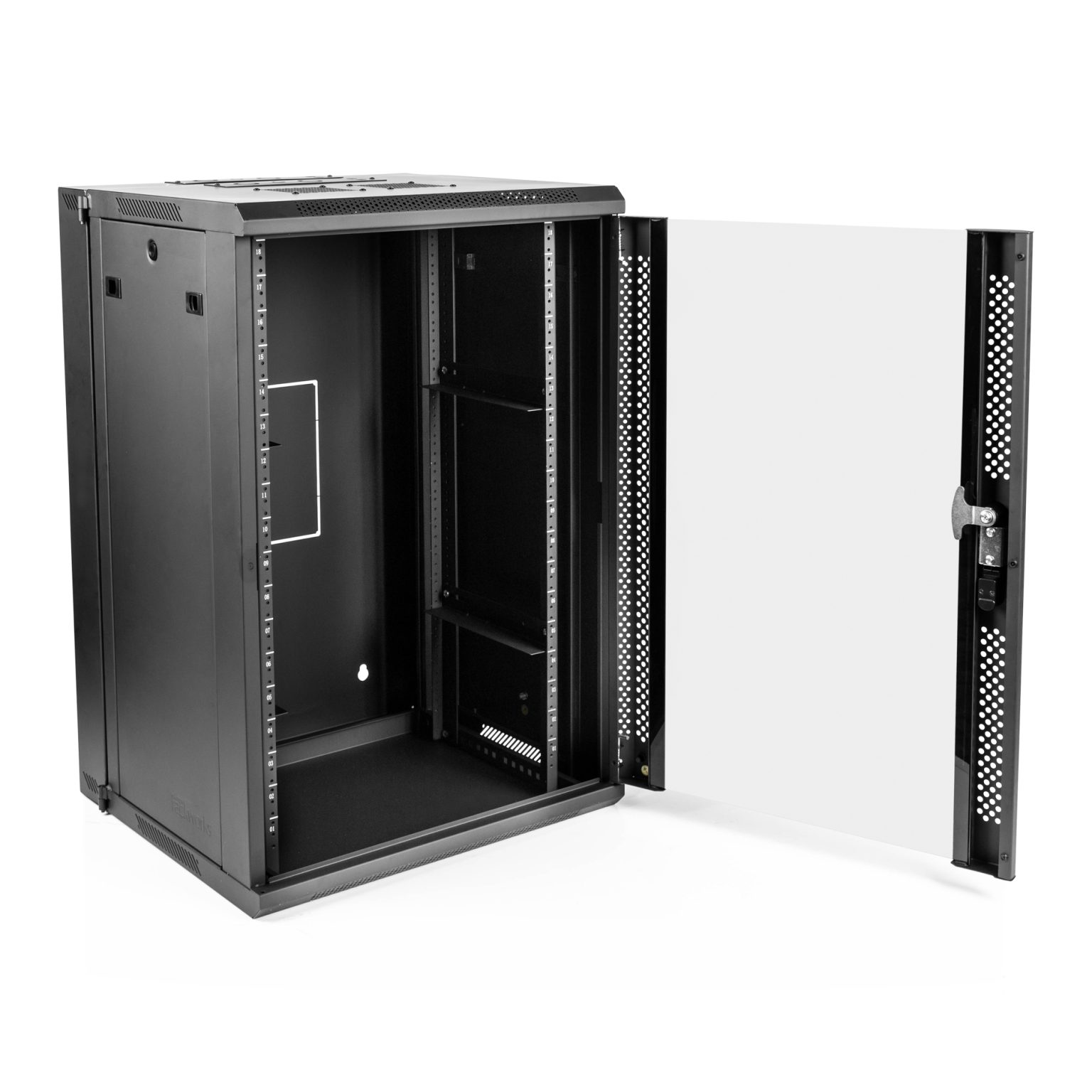 18U, 21" Deep Sectional Wall Rack, Glass Door-GRW2018509 - Gator Cases