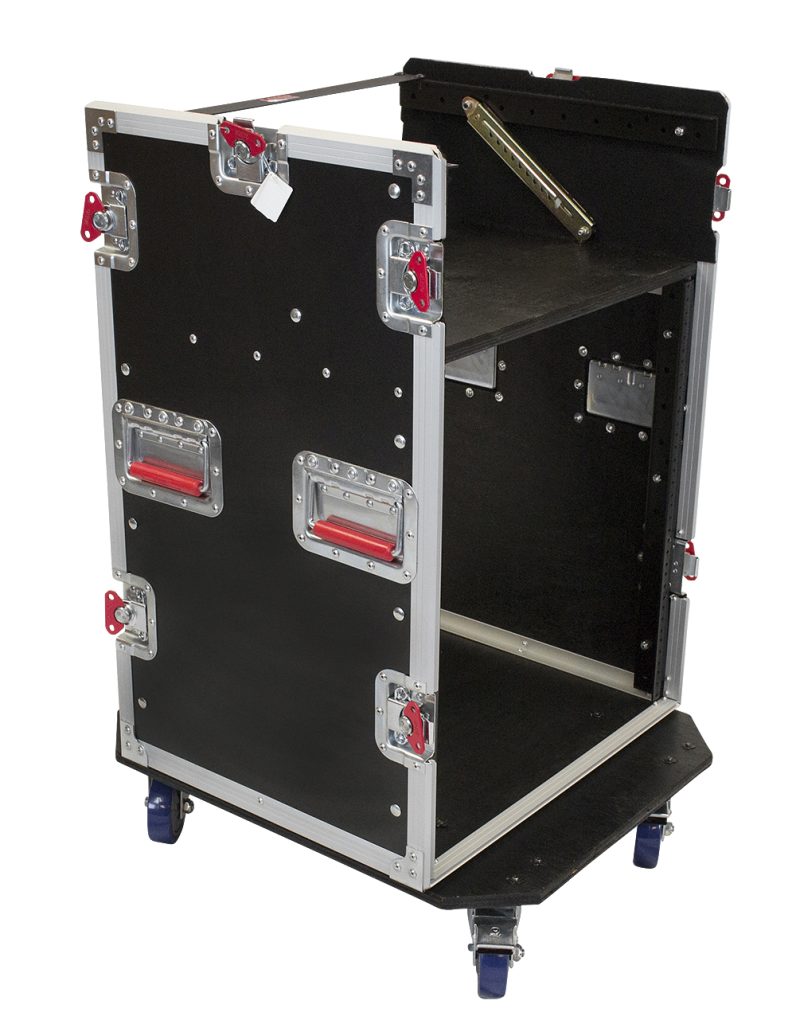 10U Top, 12U Side Audio Road Rack Case - Gator Cases