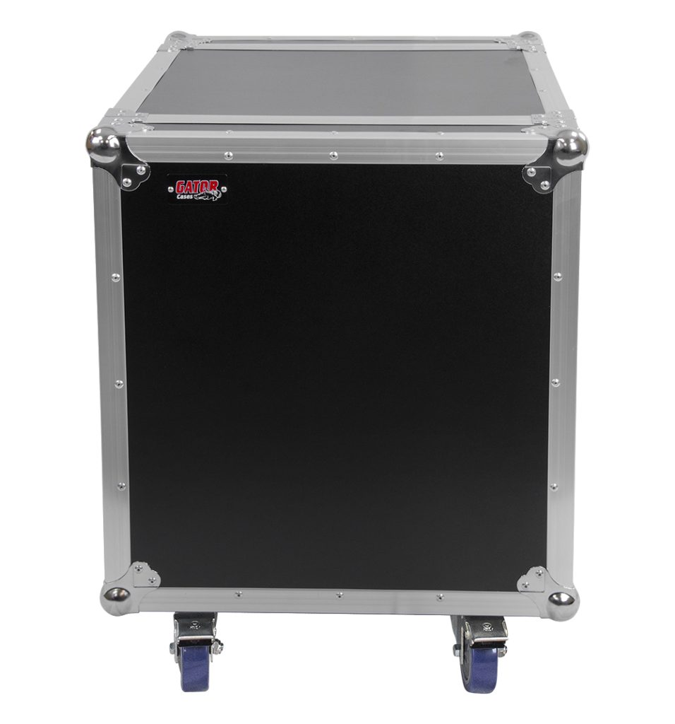 12U, Standard Audio Road Rack Case w/ Casters - Gator Cases