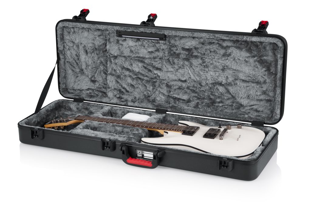 TSA ATA Molded Electric Guitar Case with LED Light-GTSA-GTRELEC-LED ...