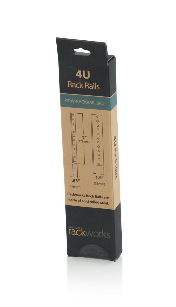 4U Rack Rails-GRW-RACKRAIL-04U - Gator Cases