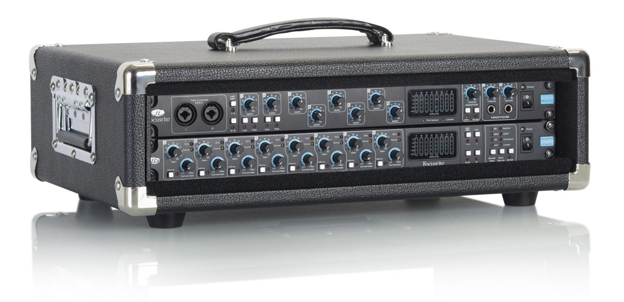 Vintage Amp Vibe Rack Case 2U Black-GR-RETRORACK-2BK - Gator Cases