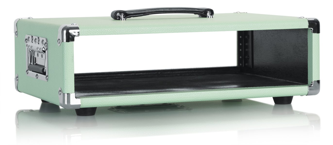 Vintage Amp Vibe Rack Case 2U Seafoam Green-GR-RETRORACK-2SG - Gator Cases