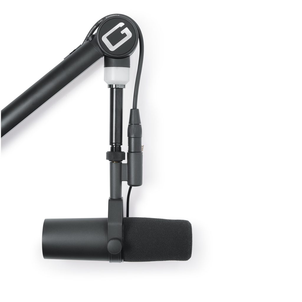 Professional Broadcast Boom Mic Stand W/ Led Light-GFWMICBCBM4000 ...