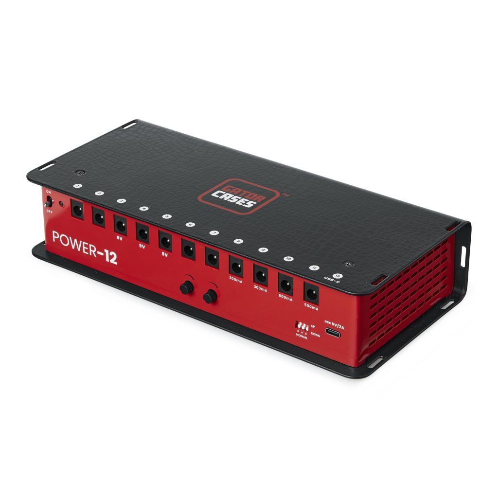 Pedalboard Power Supply; 12 Outputs ﾖ 2300Ma-GTR-PWR-12 - Gator Cases