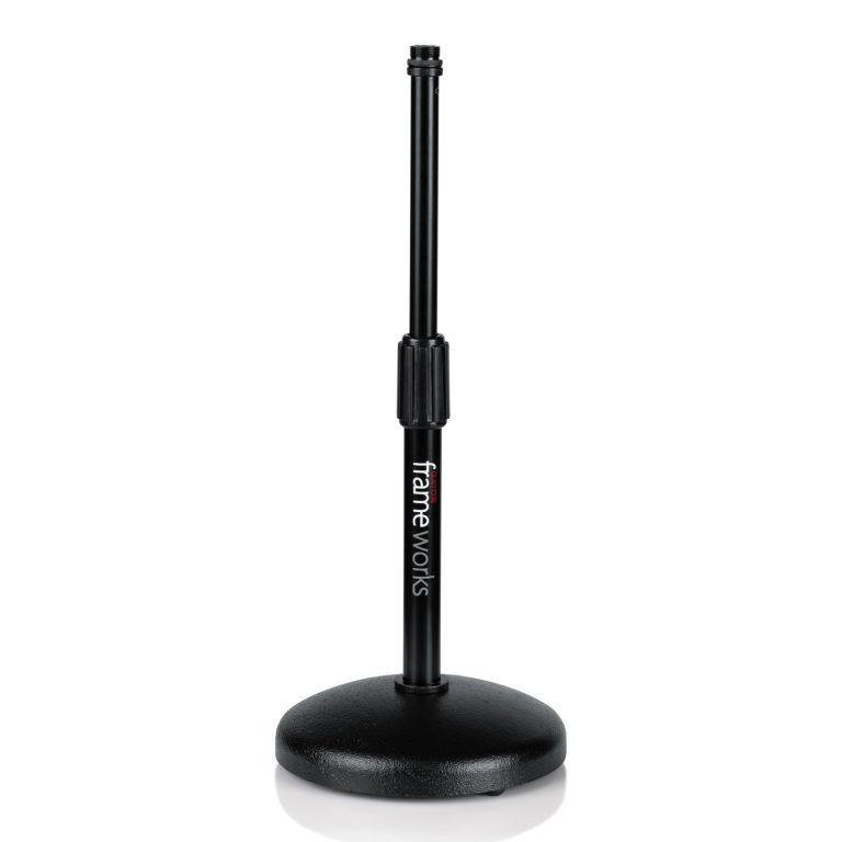 Round Base Desktop Mic Stand-GFW-MIC-0501 - Gator Cases