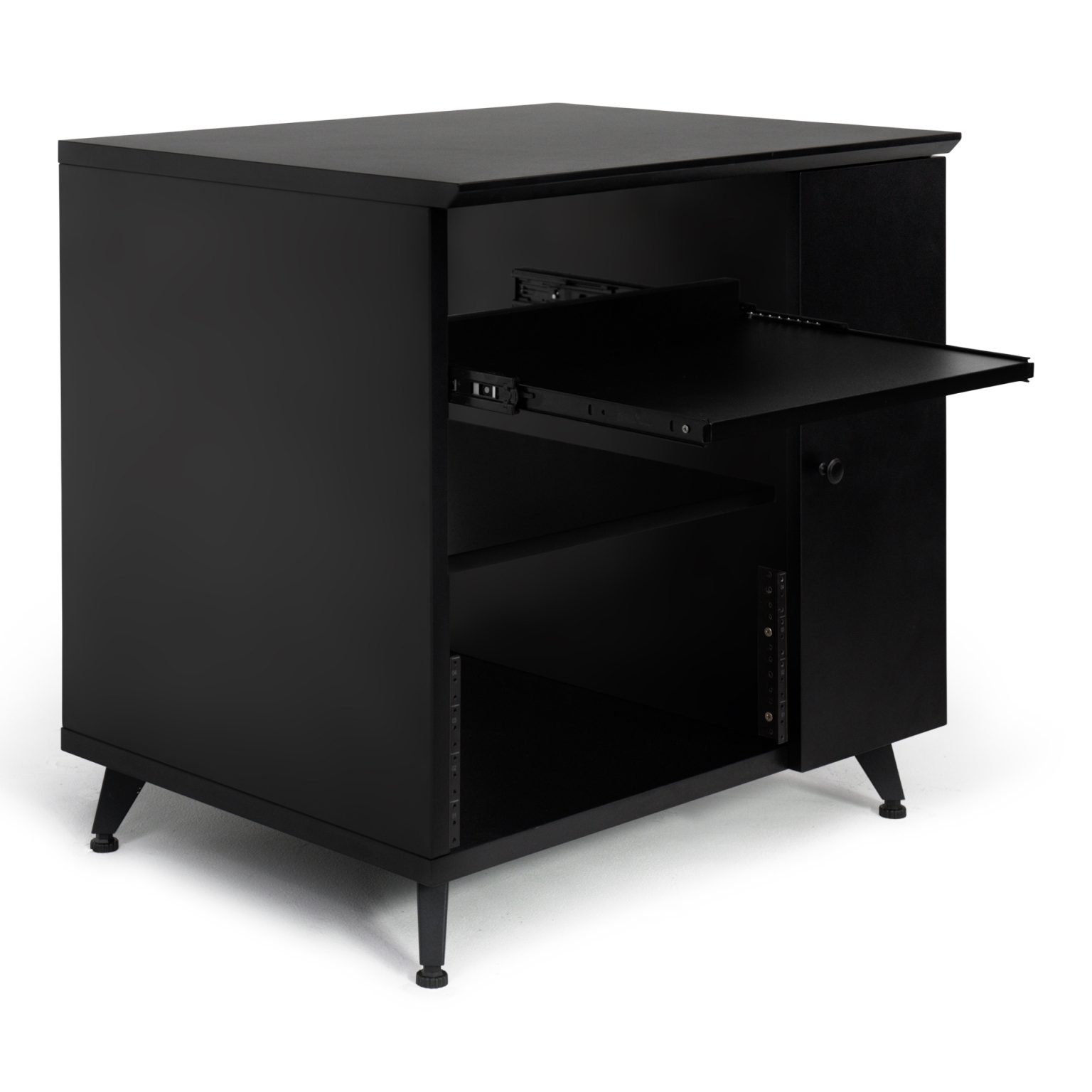 Elite Series Sidecar Rack Cabinet w/ Shelf – BLK-GFW-ELITESIDECAR-BLK ...