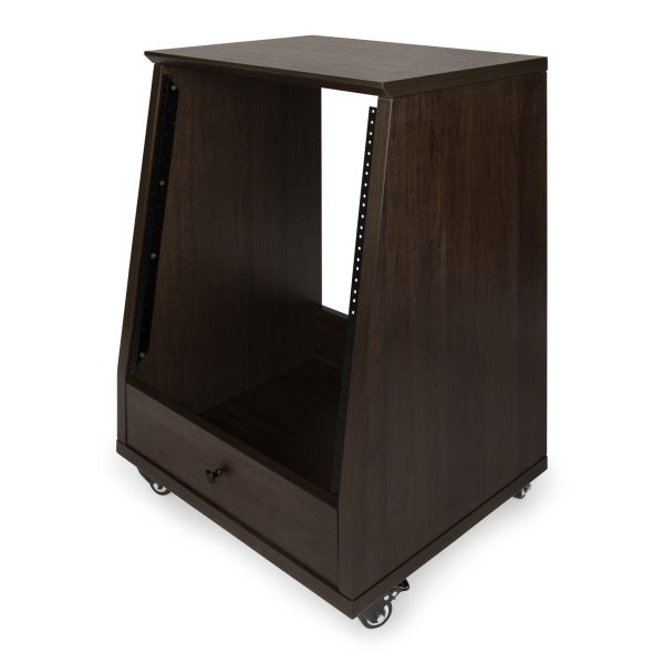 Frameworks Elite Angled Studio Rack - 12U BRN - Gator Cases