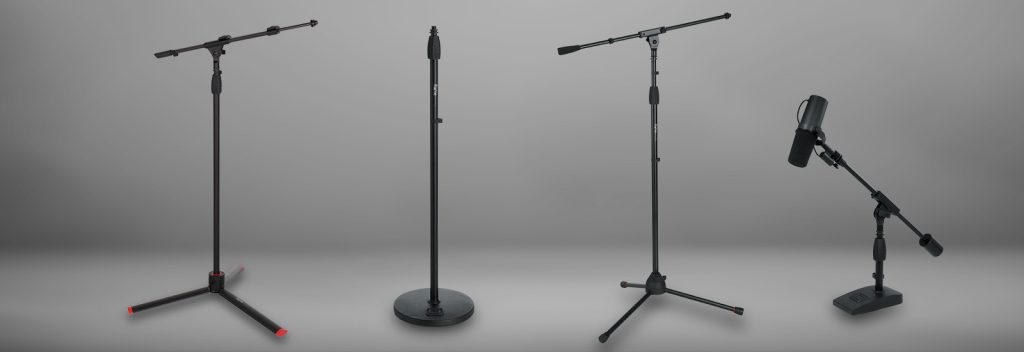 Shop Mic Stands | Boom, Desk, Desktop & Table Mic Stands