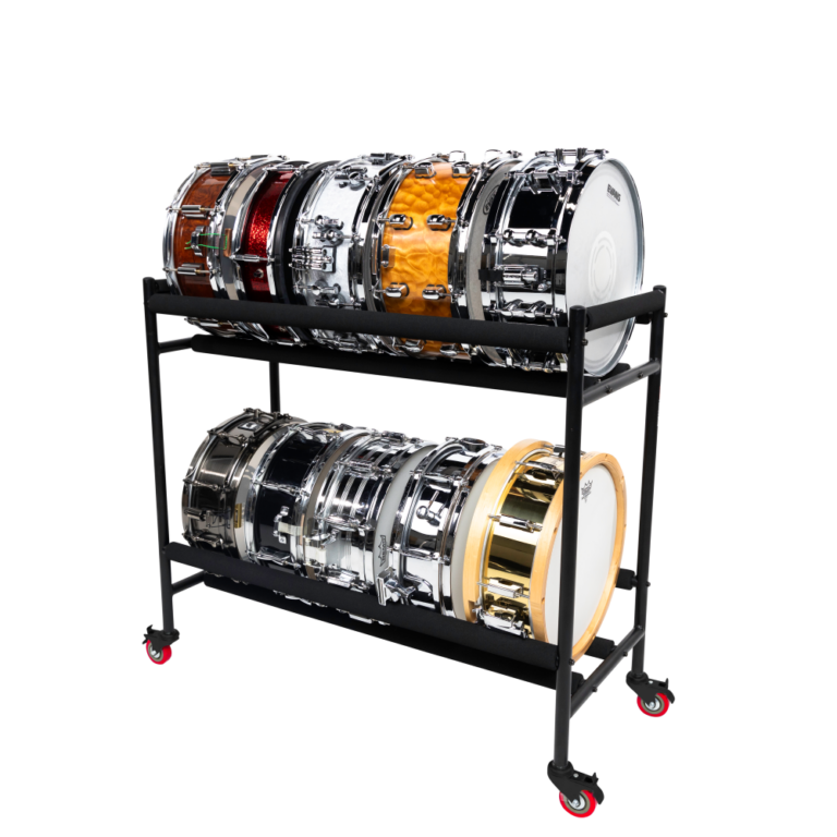 Gator Frameworks Debuts Snare Drum Storage Rack with Mobility - Gator Cases